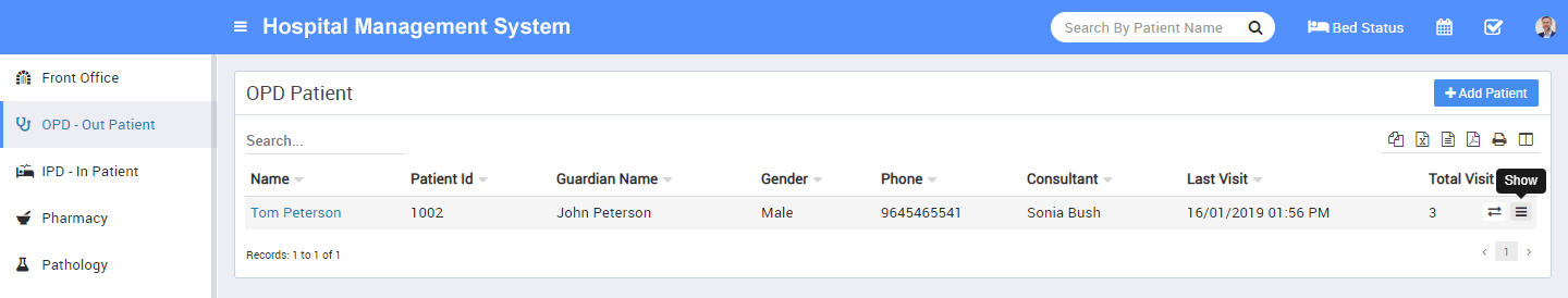 Hospital - Documentation
